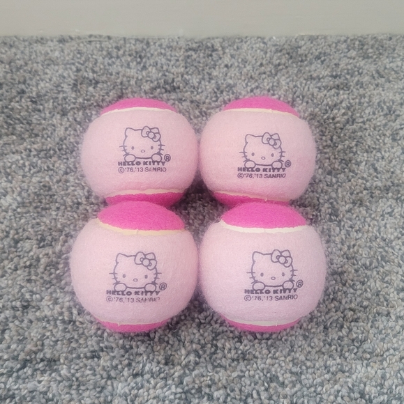 Hello Kitty | Other | Hello Kitty Vintage Tennis Balls | Poshmark